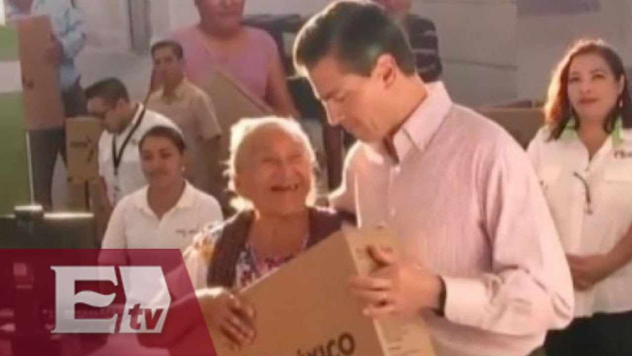 Peña Nieto Entrega Televisores Digitales En Yucatán Kimberly Armengol