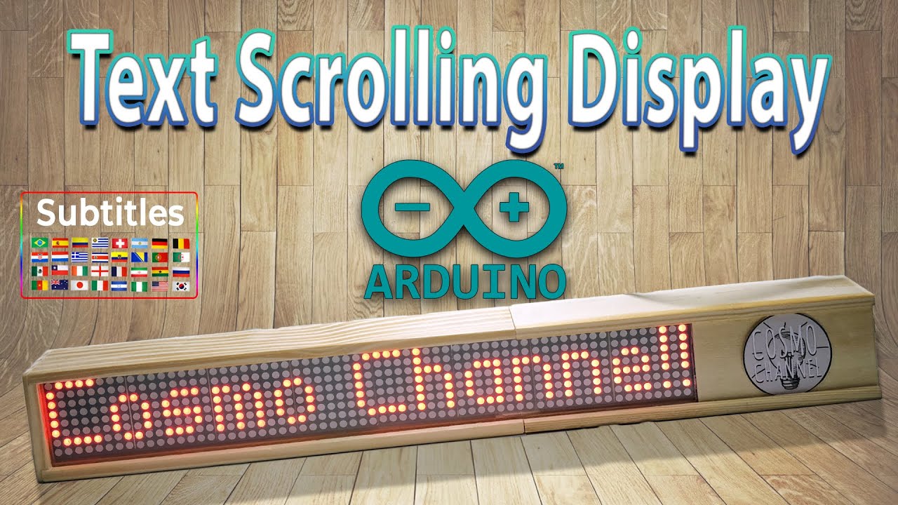 Arduino Max7219 Scrolling Text Outlasopa