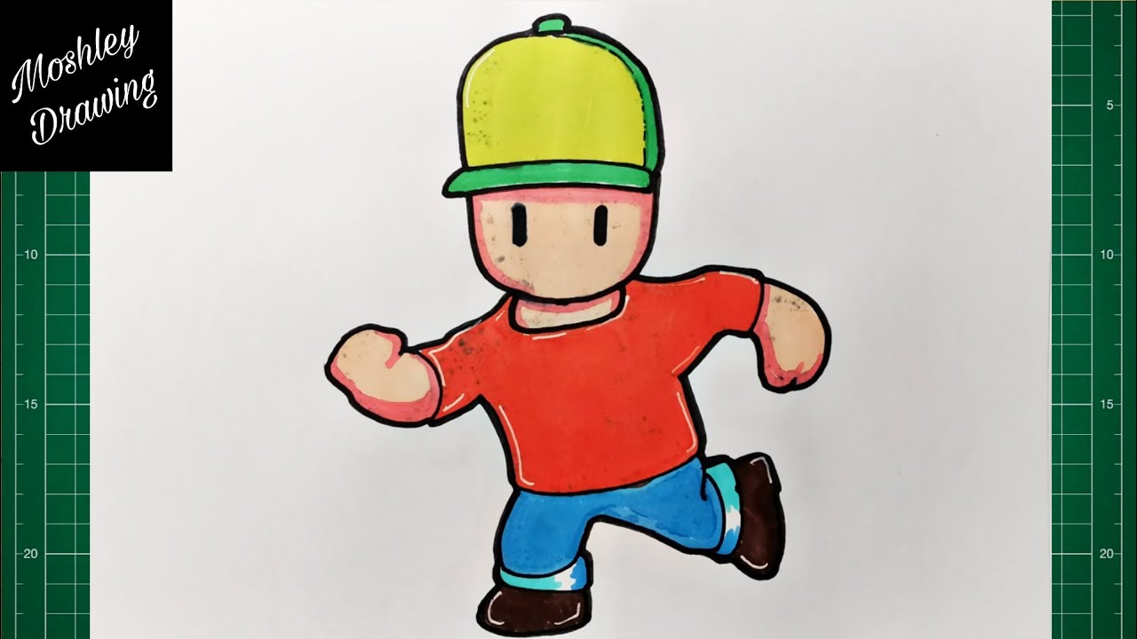 How To Draw Mr Stumble From Stumble Guys Youtube