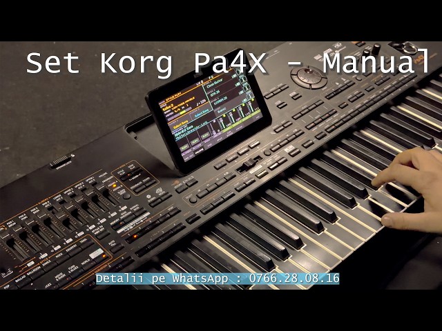 Set Korg Pa4X - PGM Studio & Mihai Bordei