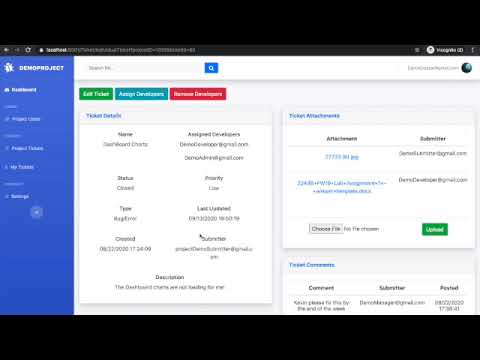 Bugtracker Demo Youtube