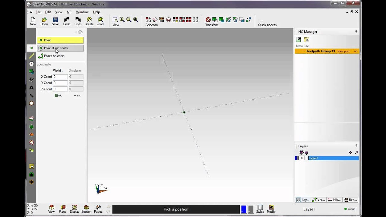 Onecnc Cad Cam Training Series Mill Xr5 01 Youtube