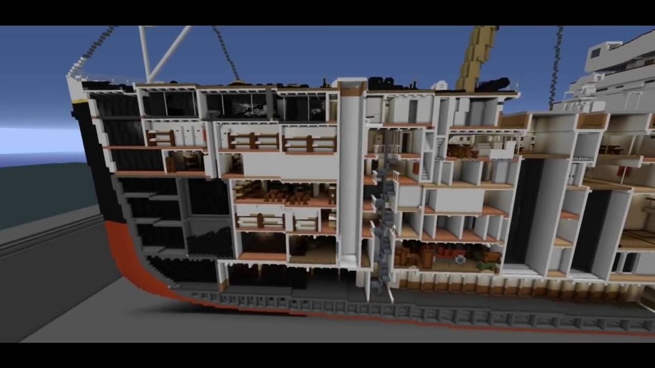 Minecraft Titanic Inside