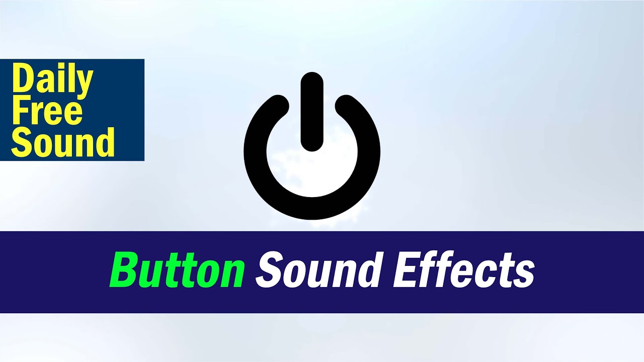 Button Sound Effect Interface Button Youtube