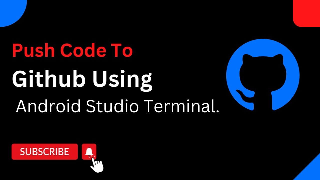 Push Code To Github Using Android Studio Terminal Youtube