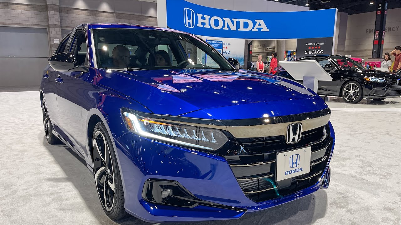 The New 2021 Honda Accord 1 5t Sport In Still Night Pearl Youtube