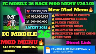 Fc Mobile Mod Menu V26 1 01 Unlimited Money Fc Points Fc Mobile 26 Mod ...