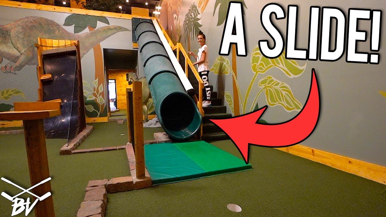 The Craziest Mini Golf Course Ever Lucky Mini Golf Hole In One And