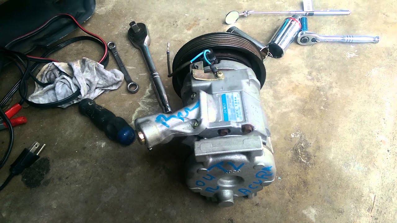 Acura Tl Ac Compressor Replaced Youtube