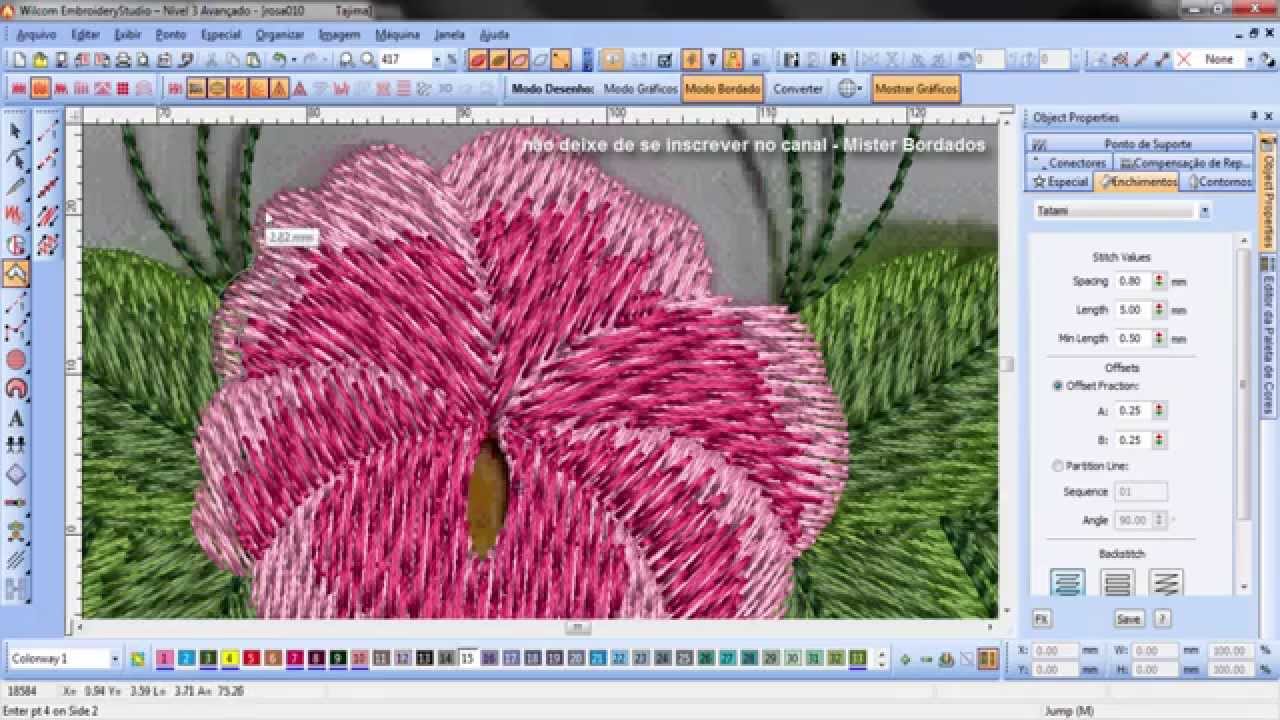 Demonstração Usando O Wilcom 1 5 Youtube