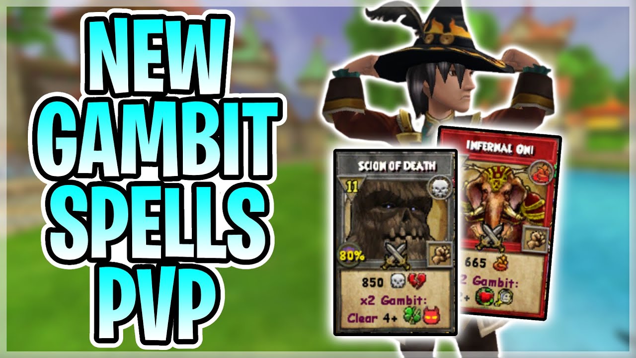Wizard101 Using The New Gambit Spells In Pvp Youtube