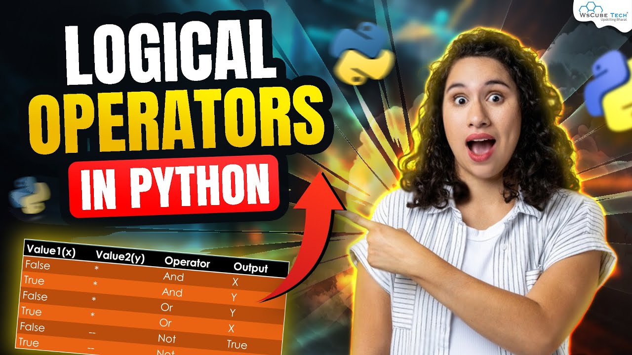 Logical Operators In Python Python Programming Python Full Course