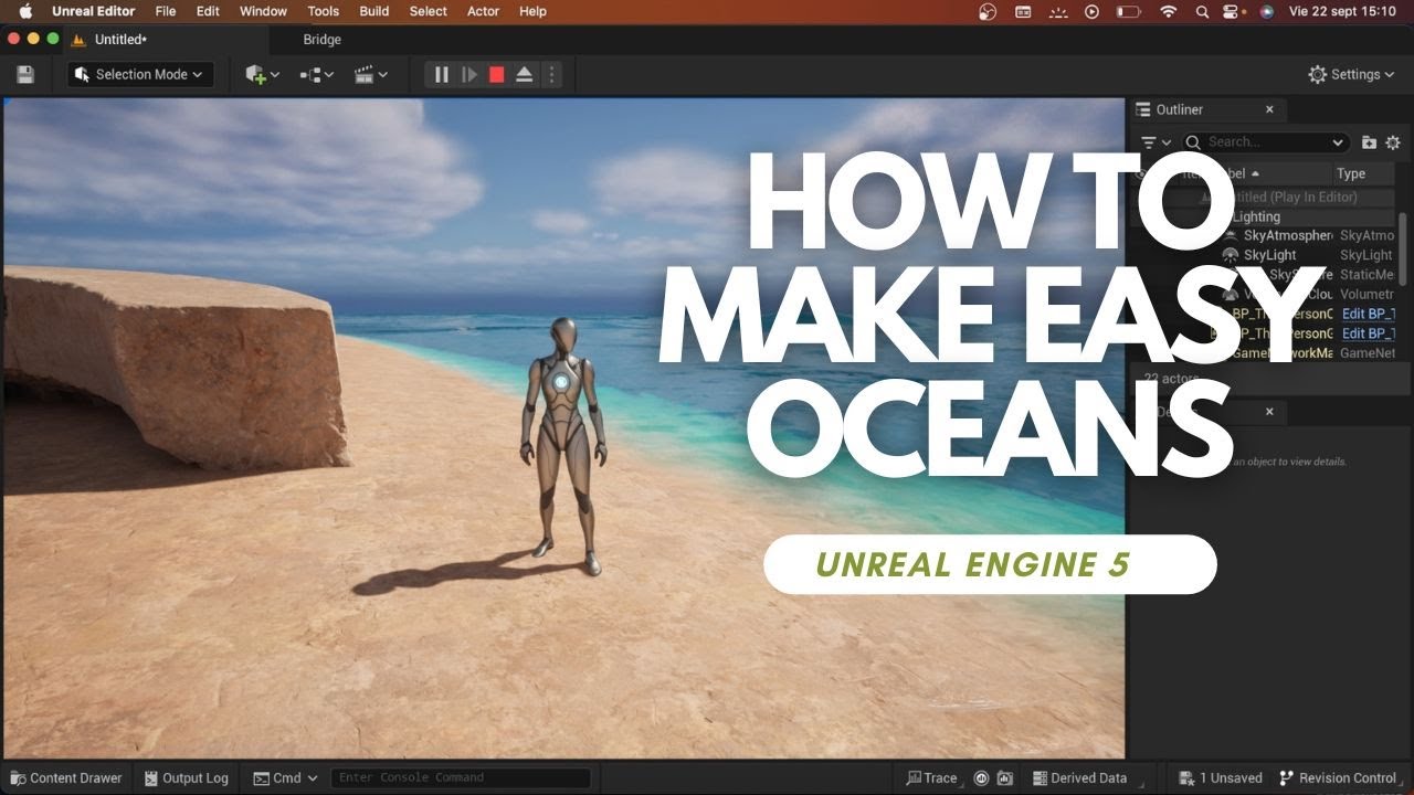 рџњљ Cг Mo Hacer Agua En Unreal Engine 5 Tutorial De Agua Realista рџњљ