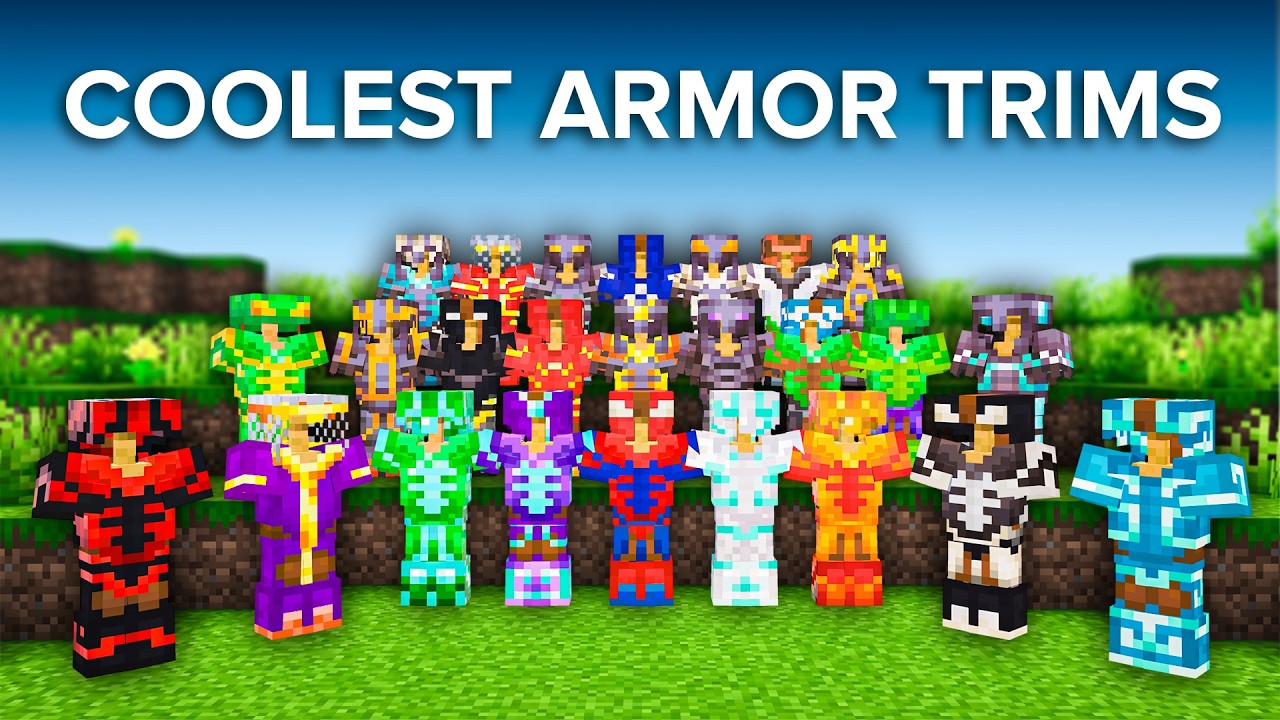 25 Best Armor Trim Combinations In Minecraft 1 21 Youtube