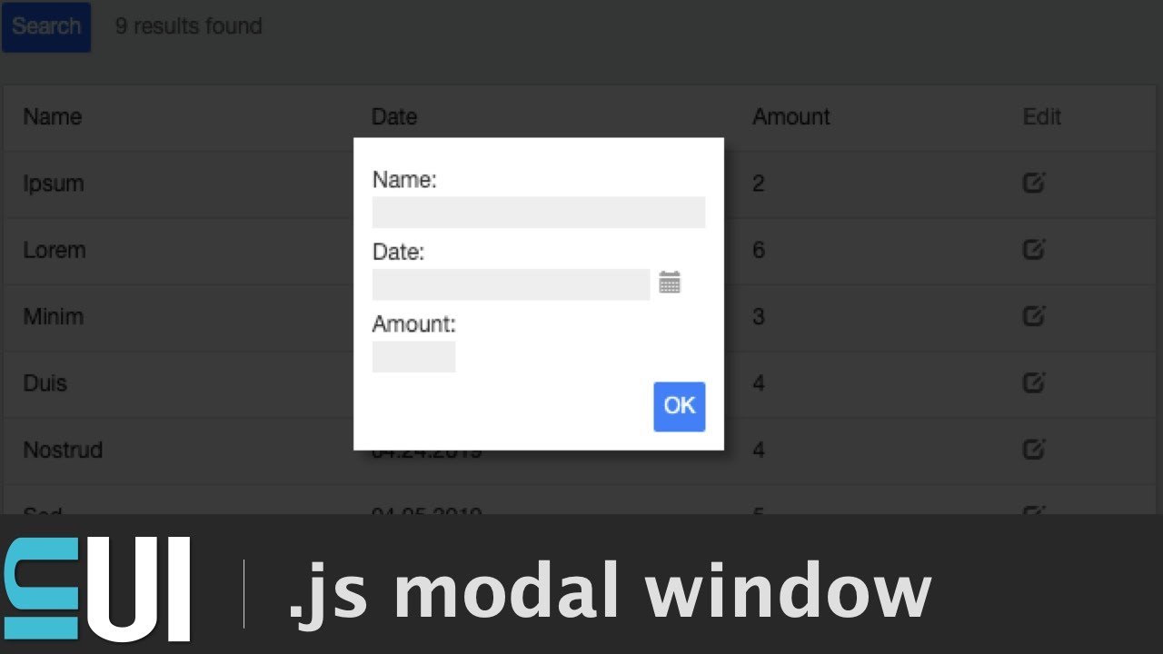 Let S Quickly Create A Javascript Modal Window Youtube