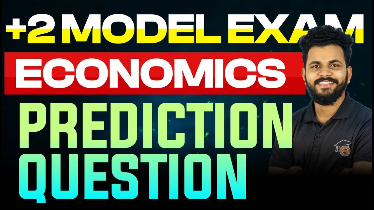 Plus Two Model Exam Economics Prediction Questions Eduport Youtube