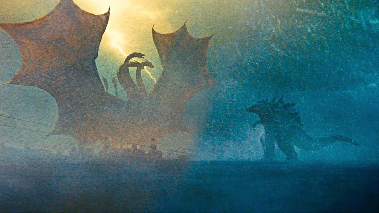 King Ghidorah Fights Godzilla In Godzilla 2019 My