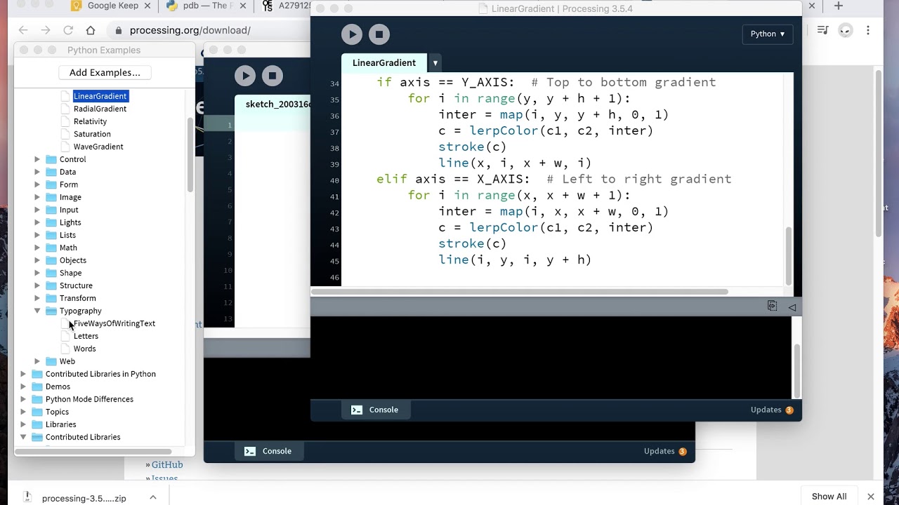 Installing Processing Python Mode Mac Os X Version Youtube