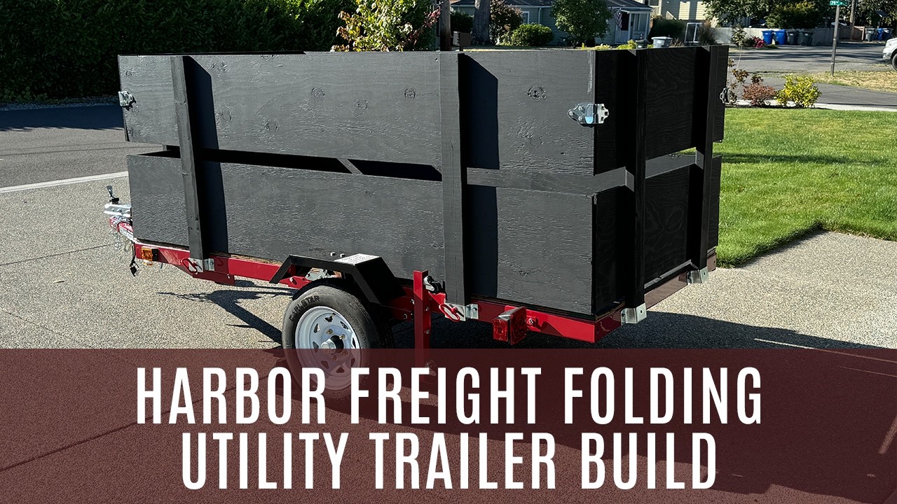 Harbor Freight Trailer Build Mini Harbor Freight Type Trailer