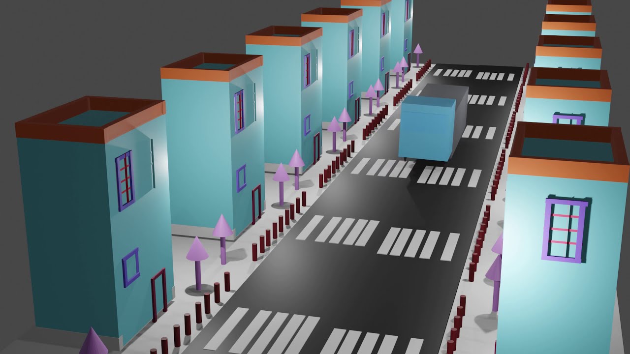 Building Construction Animation Blender Animation Civil Engineer