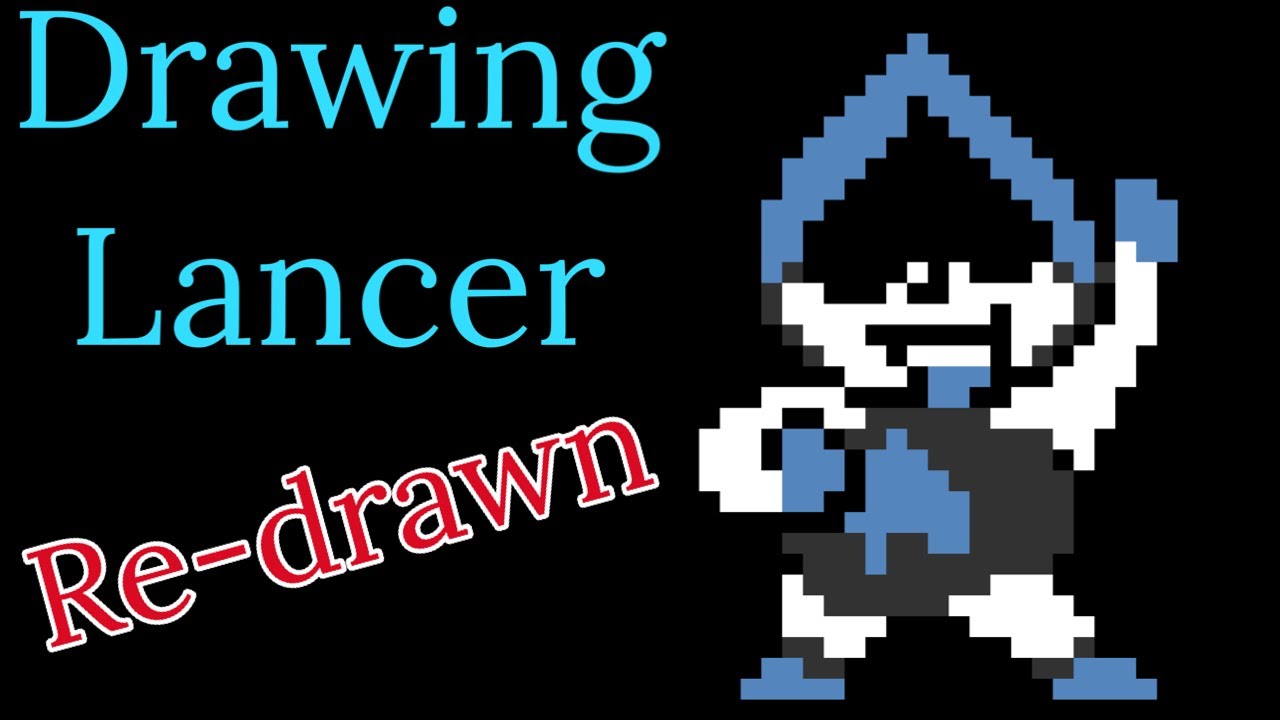 Drawing Lancer Deltarune Re Draw Youtube