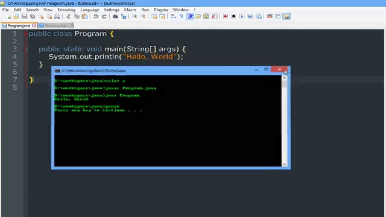 How To Run Java In Notepad Windows 10 Opsleague