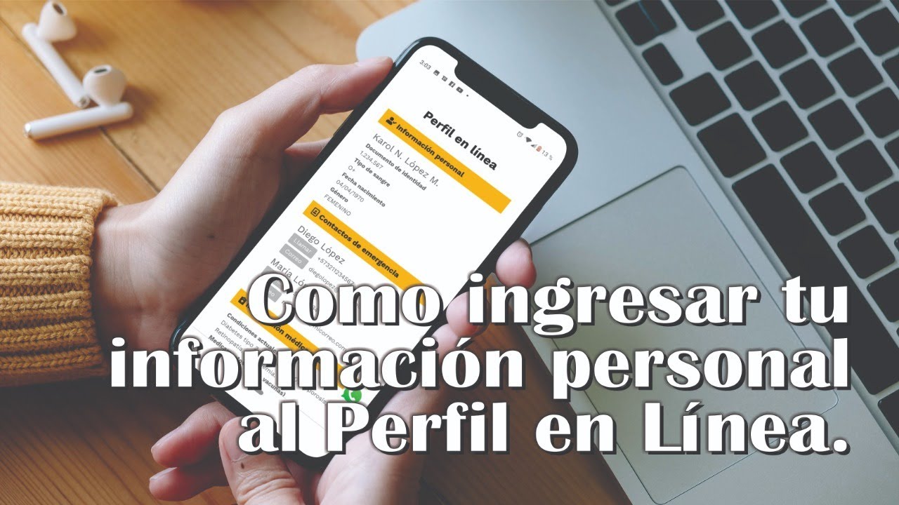Como Ingresar Tu Información Personal Al Perfil En Línea Youtube