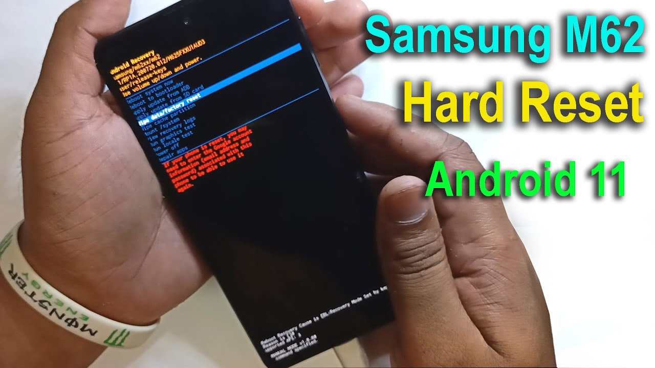 Samsung M62 M625f Hard Reset Or Pattern Unlock Android 11 Without
