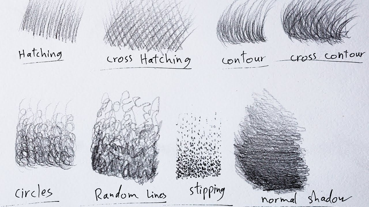 Drawing Techniques Hatching How To Draw Hatching And Raise Your Speed
