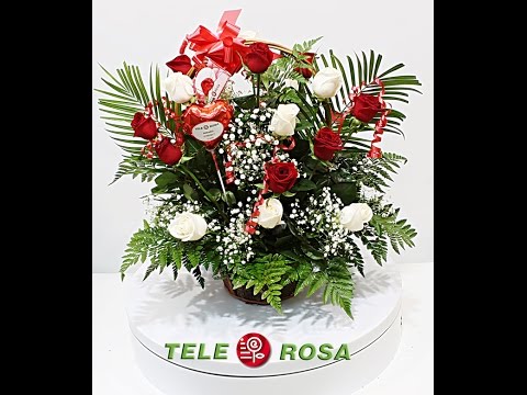 Cesta 24 Rosas De Telerosa Youtube