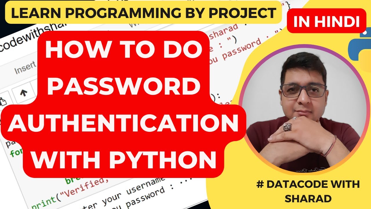 How To Do Password Authentication With Python Password Authentication