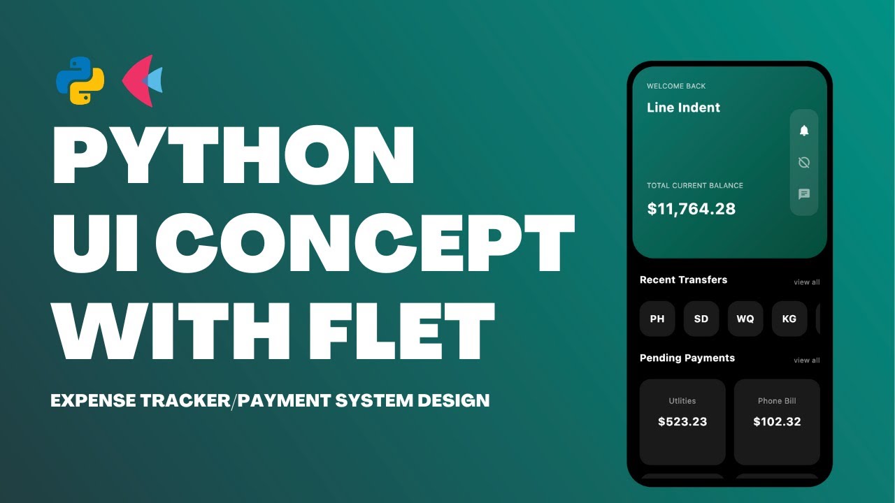 Python Tutorial Ui Design Using Flet Youtube