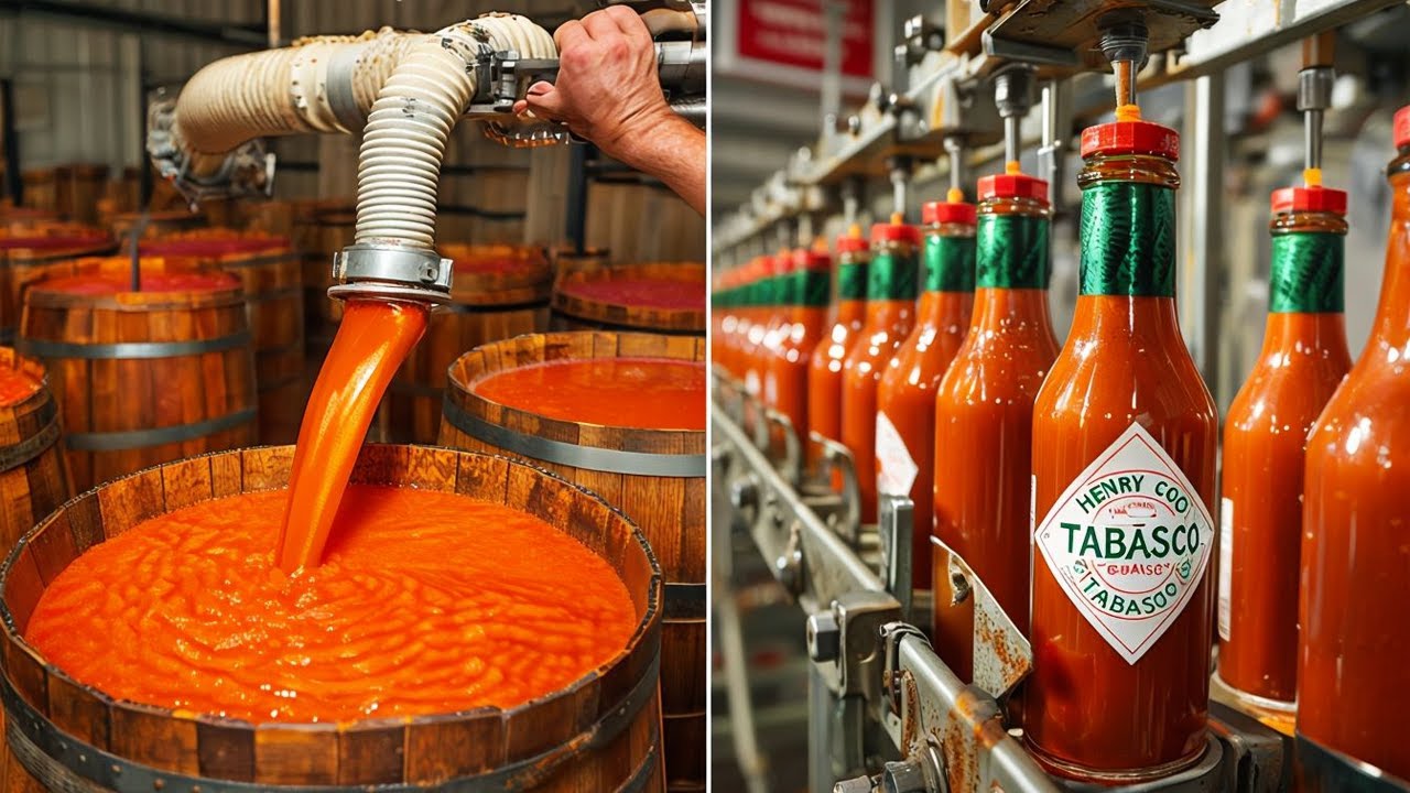 How Tabasco Hot Sauce Is Made In A Factory Inside The Tabasco Factory