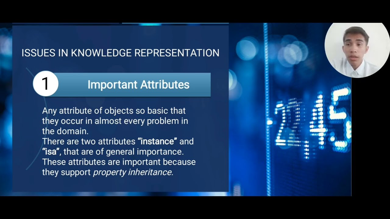 3a Issues In Knowledge Representation Youtube