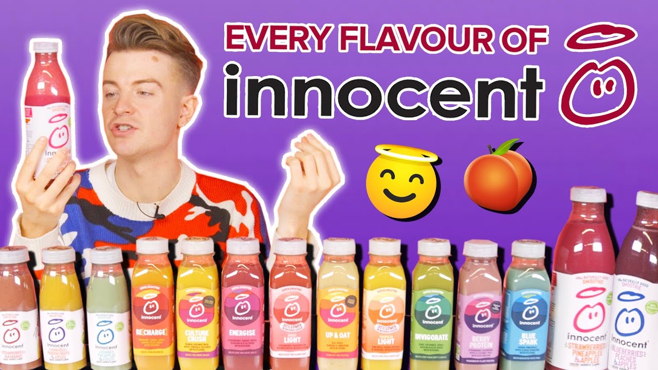I Drank Every Flavour Of Innocent Smoothie Youtube