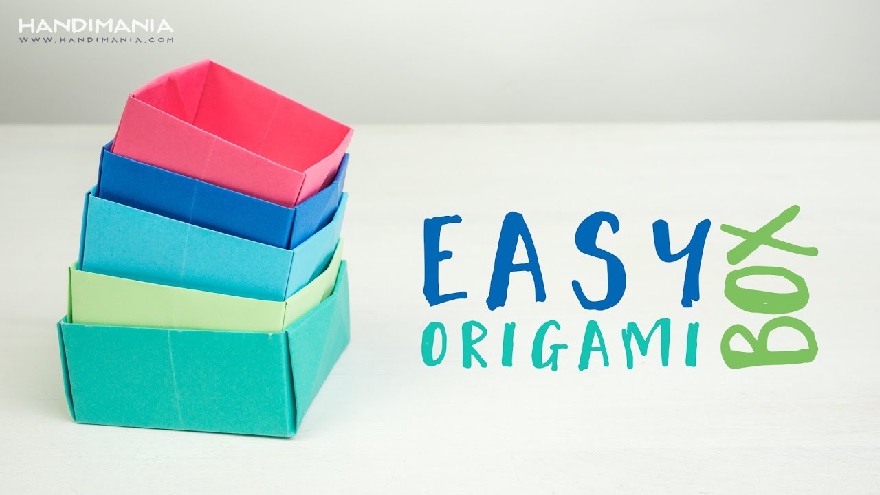 Origami Box Very Easy Easy Rectangle Origami Box Instructions