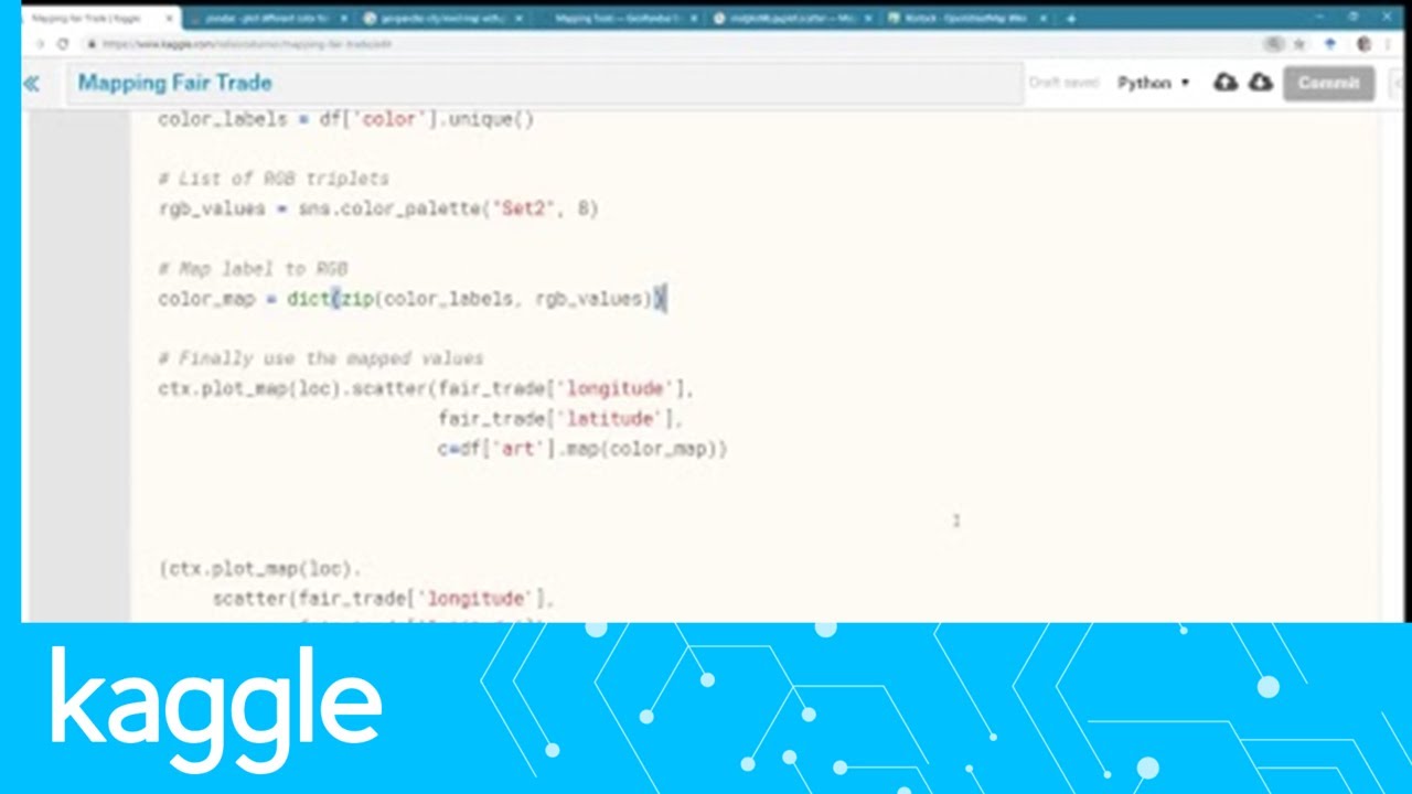 Kaggle Live Coding Mapping Fair Trade Chocolate With Geopandas