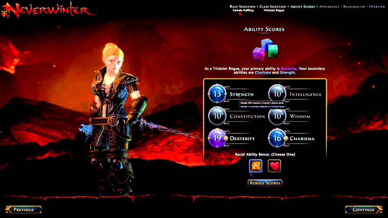 Neverwinter Beta Character Creation Youtube