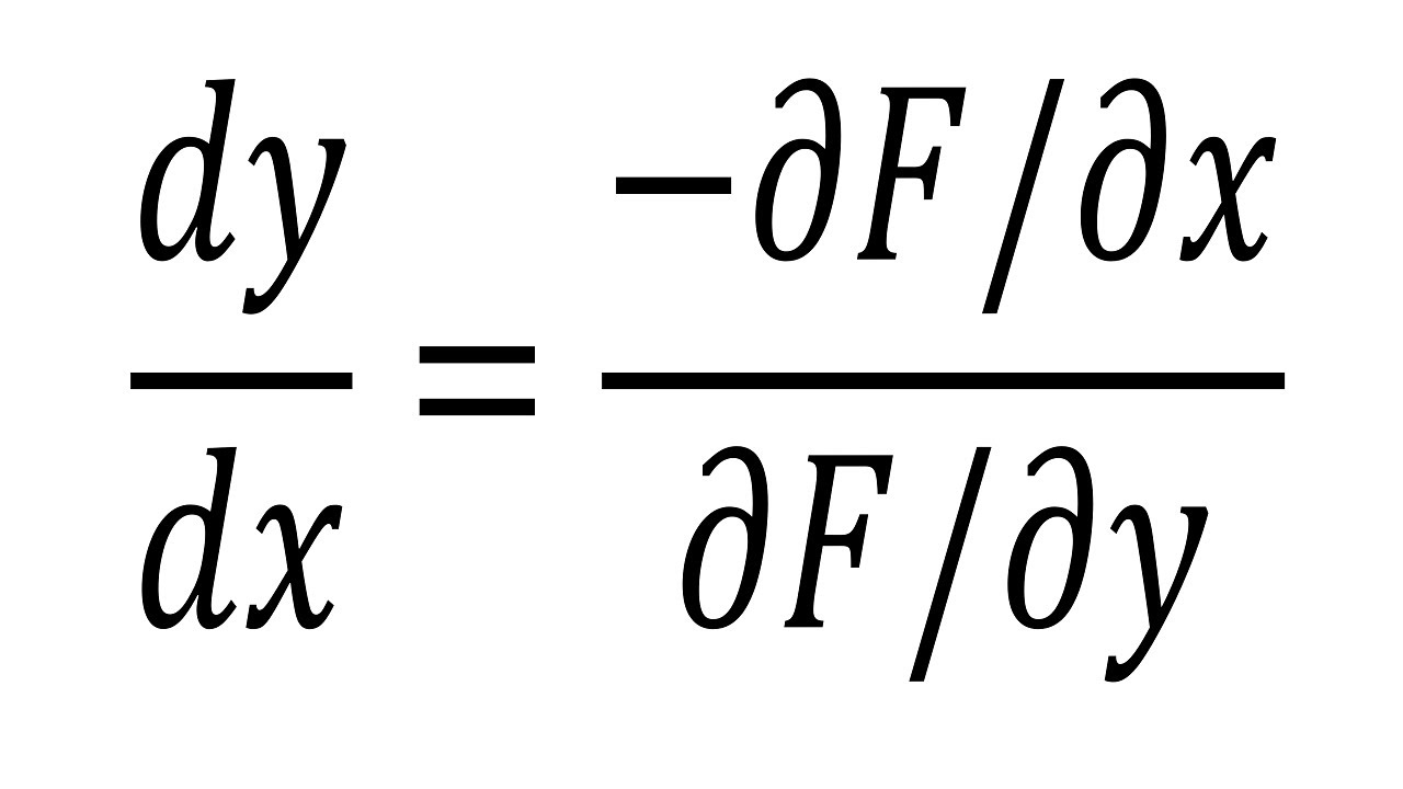 Implicit Function Theorem Youtube