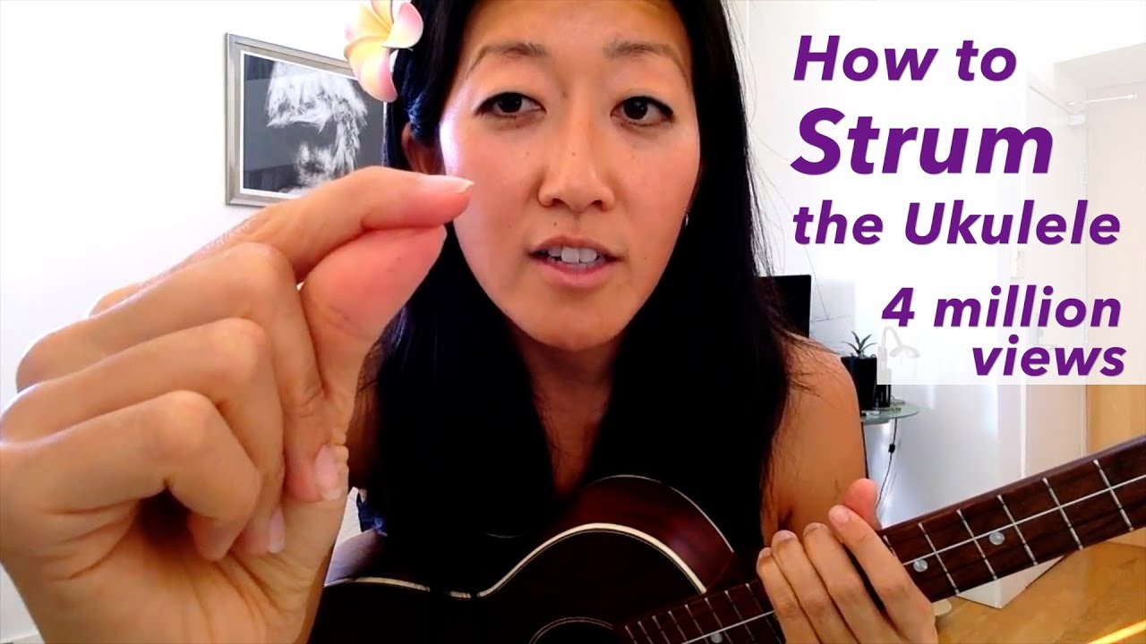 How To Strum The Ukulele Beginner Uke Tutorial Youtube
