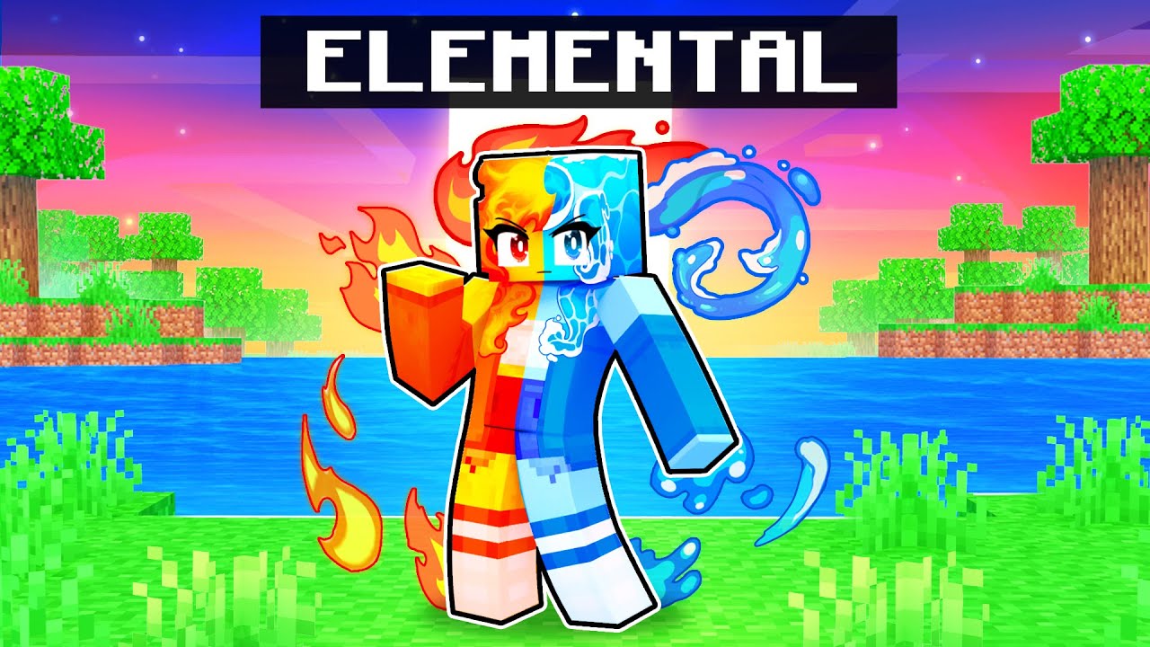 Playing As An Elemental In Minecraft Youtube
