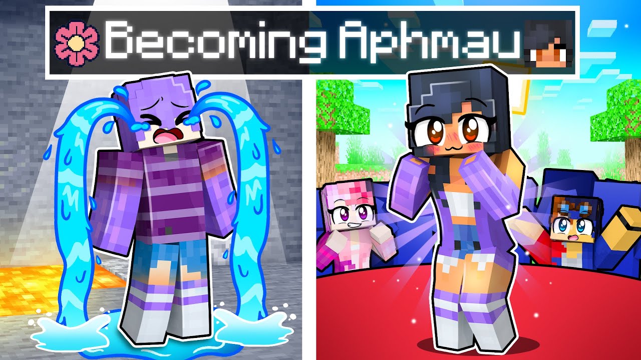 Becoming Aphmau In Minecraft Youtube