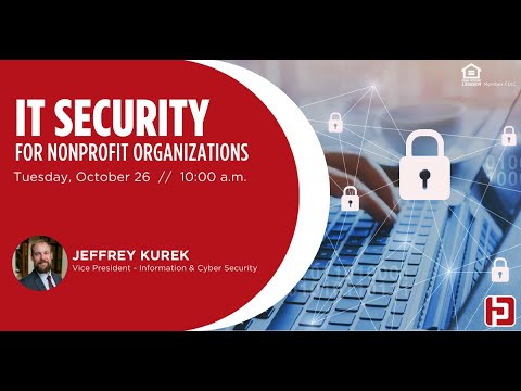Webinar It Security For Nonprofit Organizations Youtube