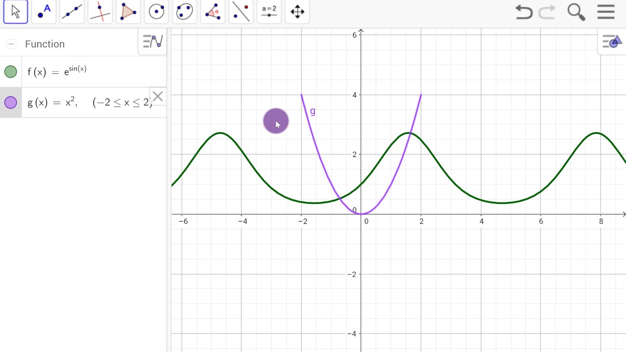 Ggb Basics Functions Youtube