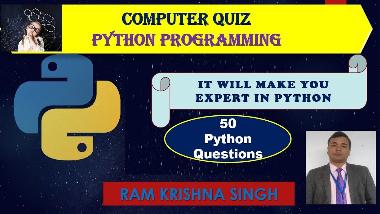 Python Multiple Choice Questions And Answer Python Program Questions