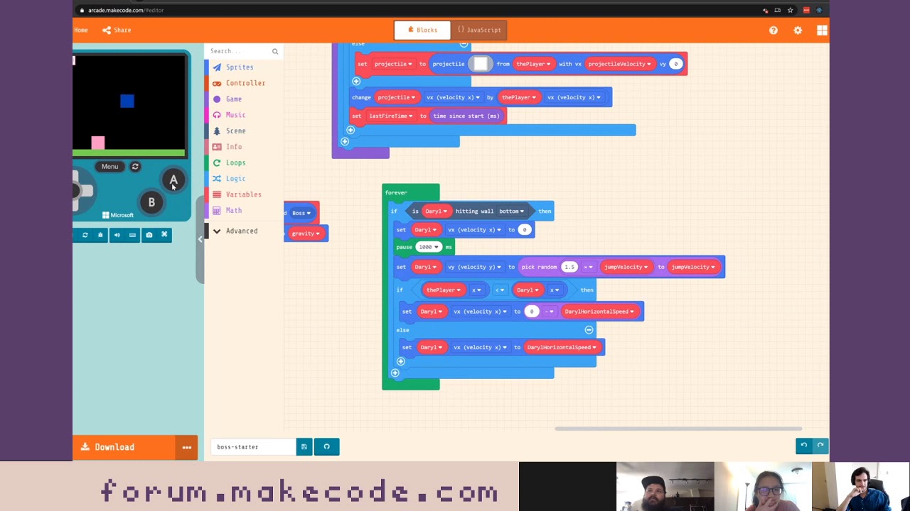 Makecode Arcade Advanced Boss Rush 4 Youtube