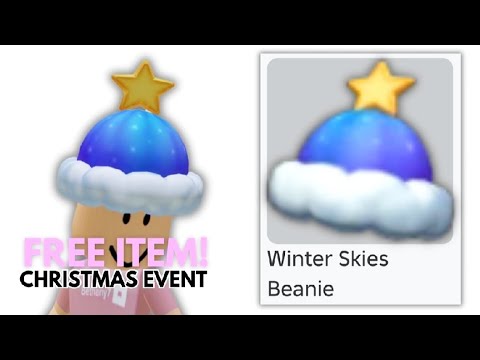 Free Christmas Beanie рџћ How To Get Winter Skies Beanieрџћ Youtube