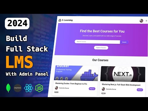 Build Full Stack Lms App With Mern Stack React Node Transcript