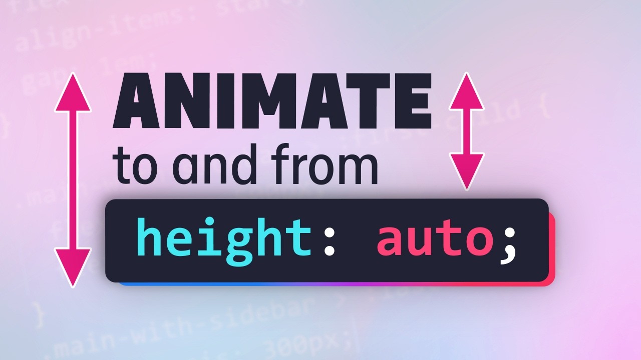 This New Css Property Just Solved Animating To Height Auto Youtube
