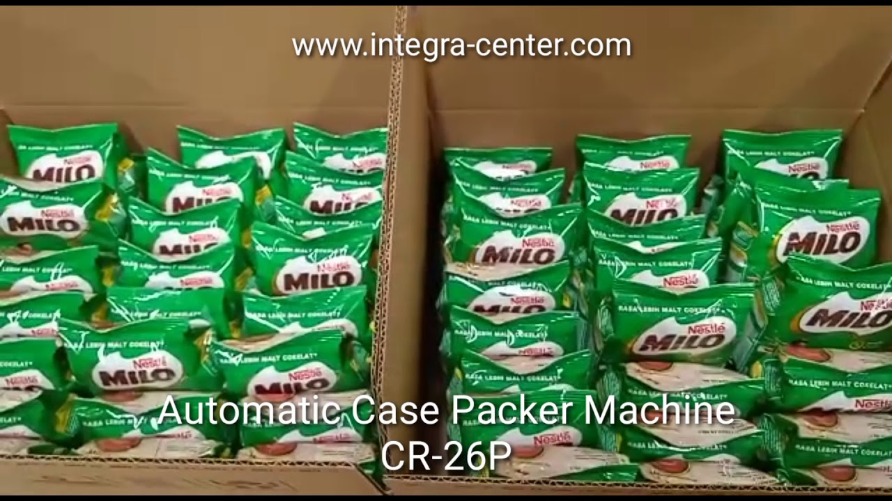 Automatic Case Packer Machine Youtube